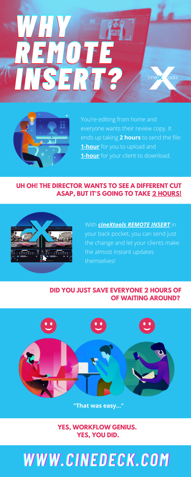 Why Remote Insert? - Cinedeck